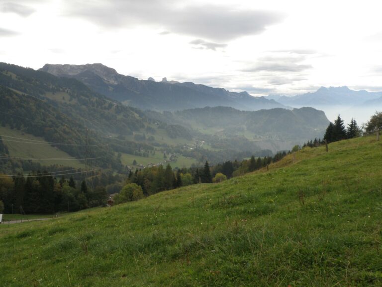 Le chemin du panorama alpin : Les Paccots – Vevey | Région de Fribourg