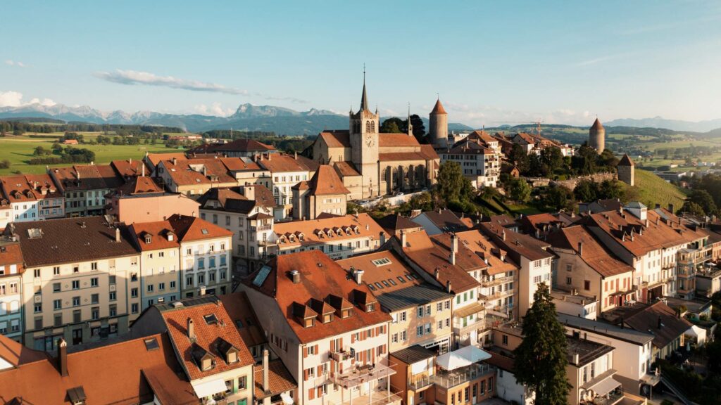 Romont ville médiévale | Canton de Fribourg