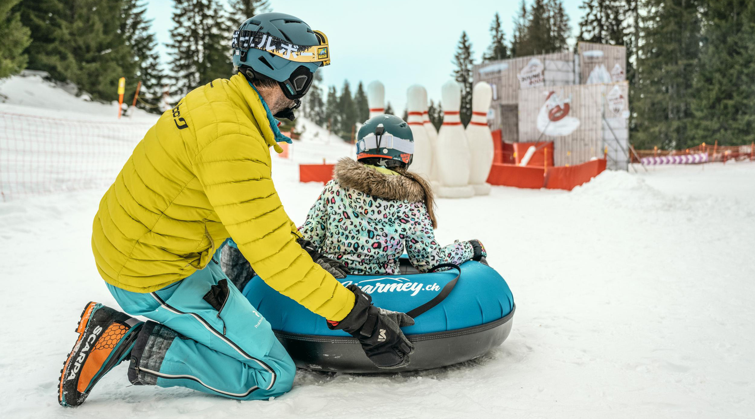 Bounè Rodzo winter fun park and snowtubing | Region of Fribourg
